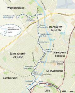 Les futures lignes de tramway de la Métropole Lilloise • Novacity